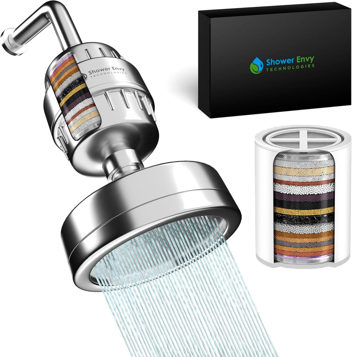 Effective Shower Head with Mineral Filter – ShowerEnvy