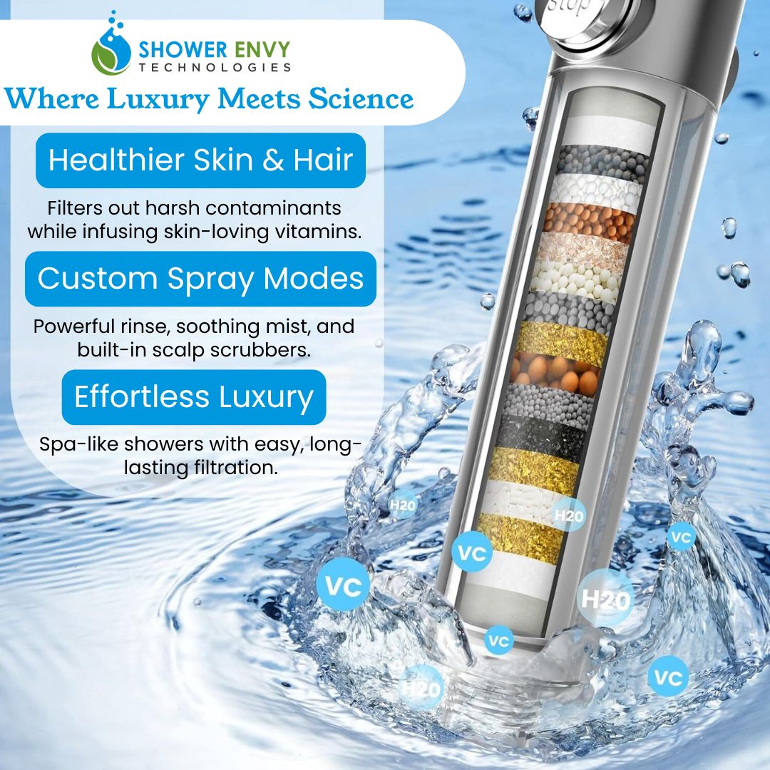 Effective Shower Head with Mineral Filter – ShowerEnvy